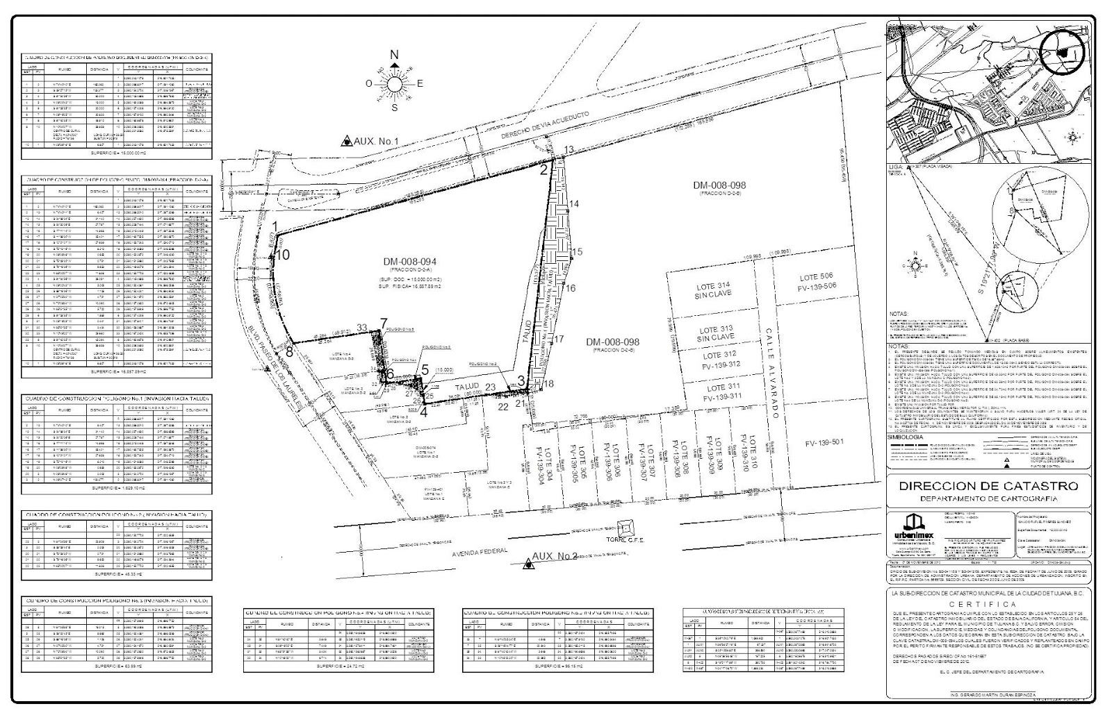 Urbanimex Blog.: PLANOS CATASTRALES