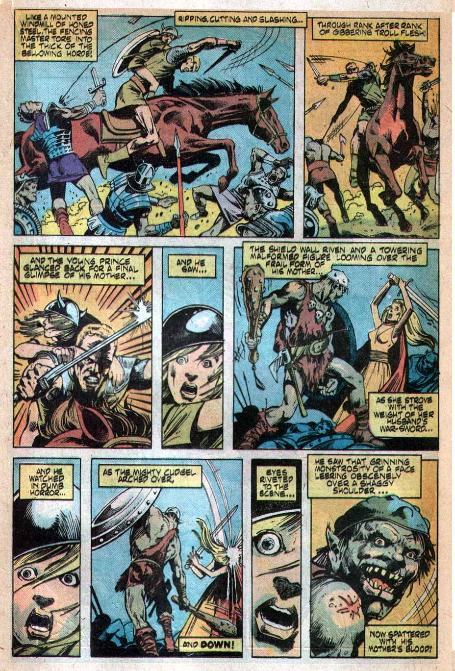 Savage Tales: Wulf the Barbarian #1: "Wulf the Barbarian"