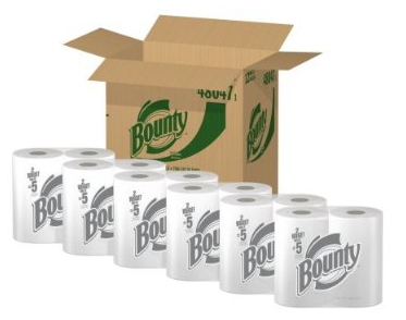 Bounty towels soft and absorbs well, Low price now
