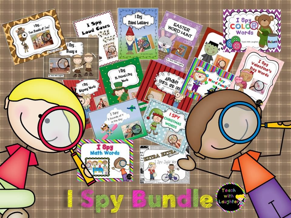 Teach With Laughter: I Spy Color Words