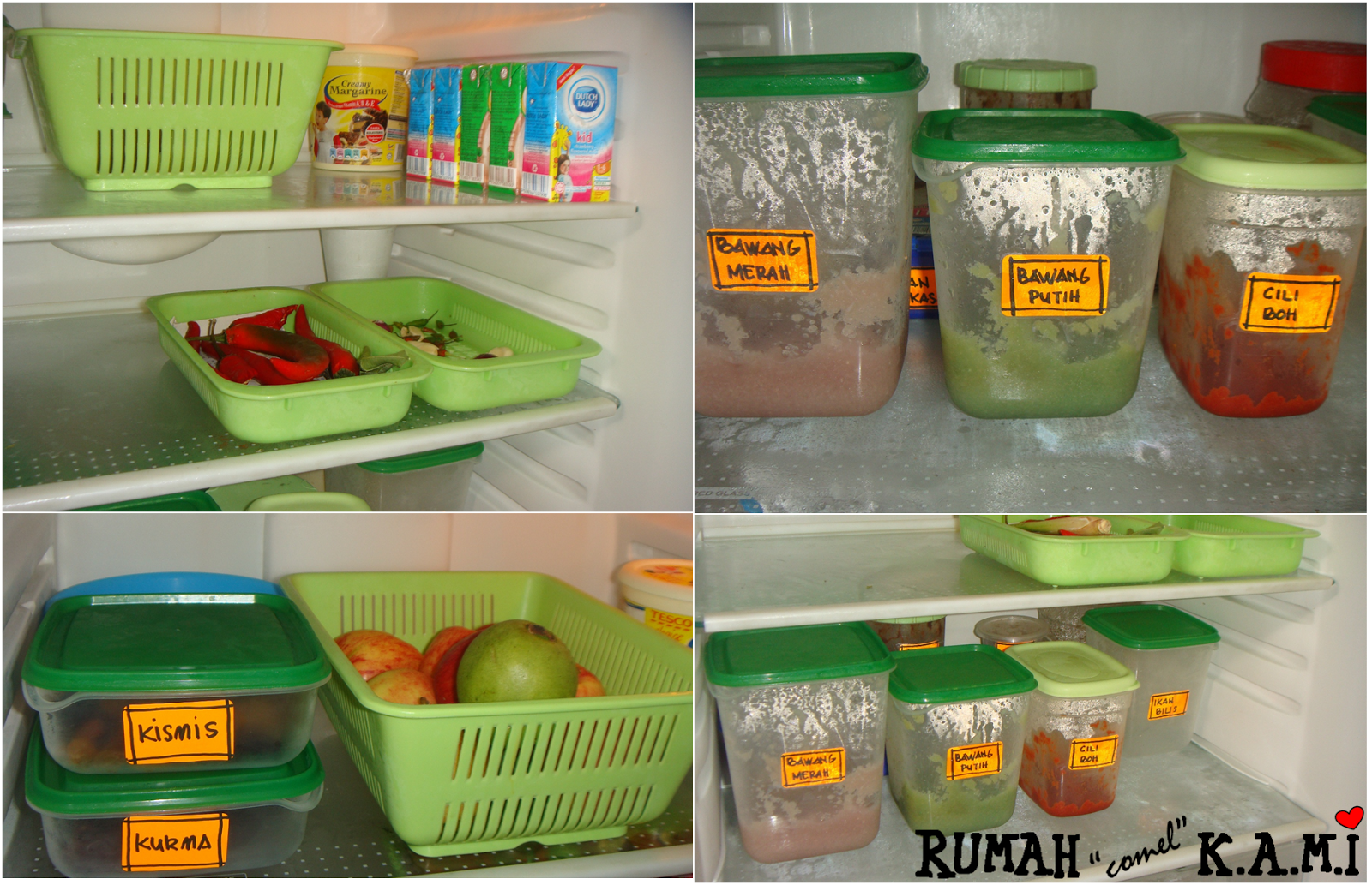 rumah comel kami: ORGANIZING DALAM PETI AIS
