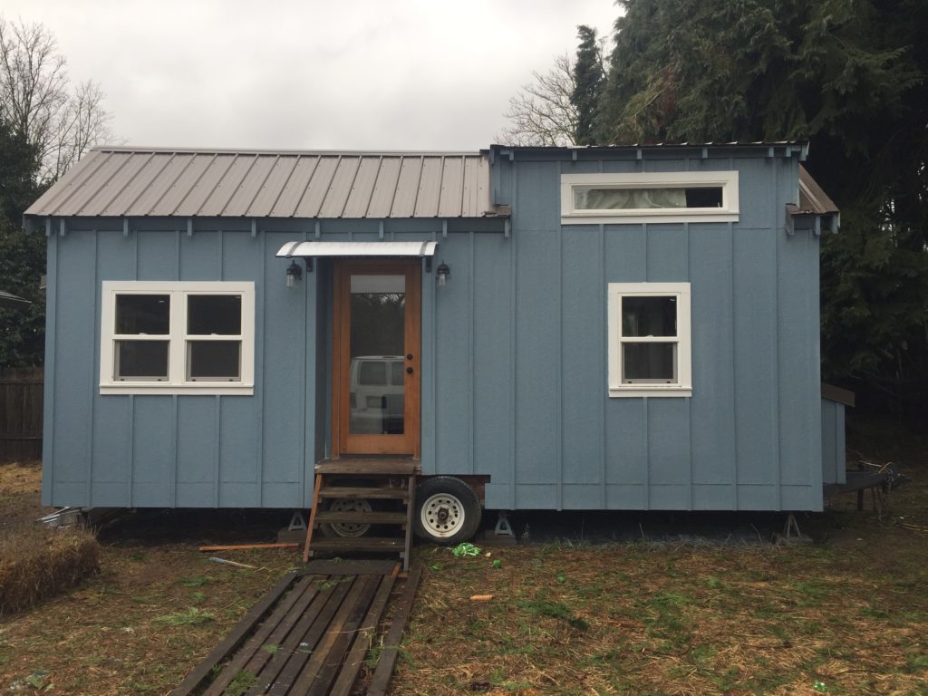 TINY HOUSE TOWN: Blue Portland Tiny House (200 Sq Ft)