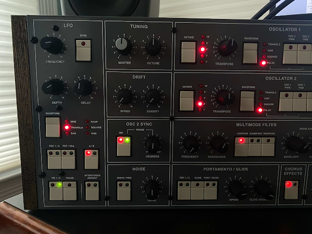 MATRIXSYNTH: Black Corporation Xerxes 8 voice analog synth SN 1725