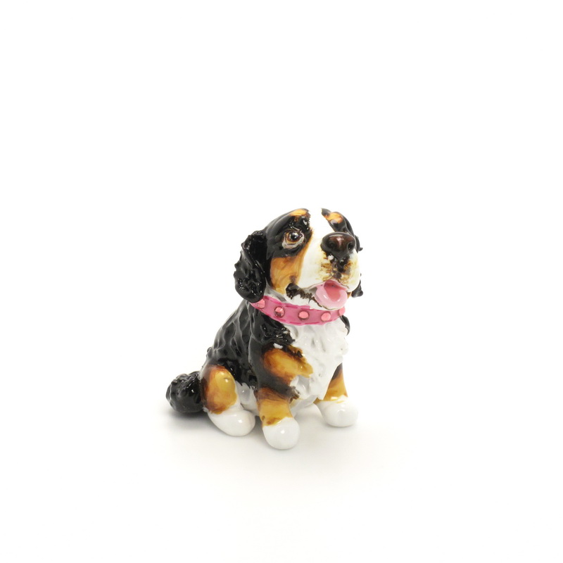 BERNESE MOUNTAIN DOG GIFTS: Bernese Mountain Dog Ornament Keychain 00002