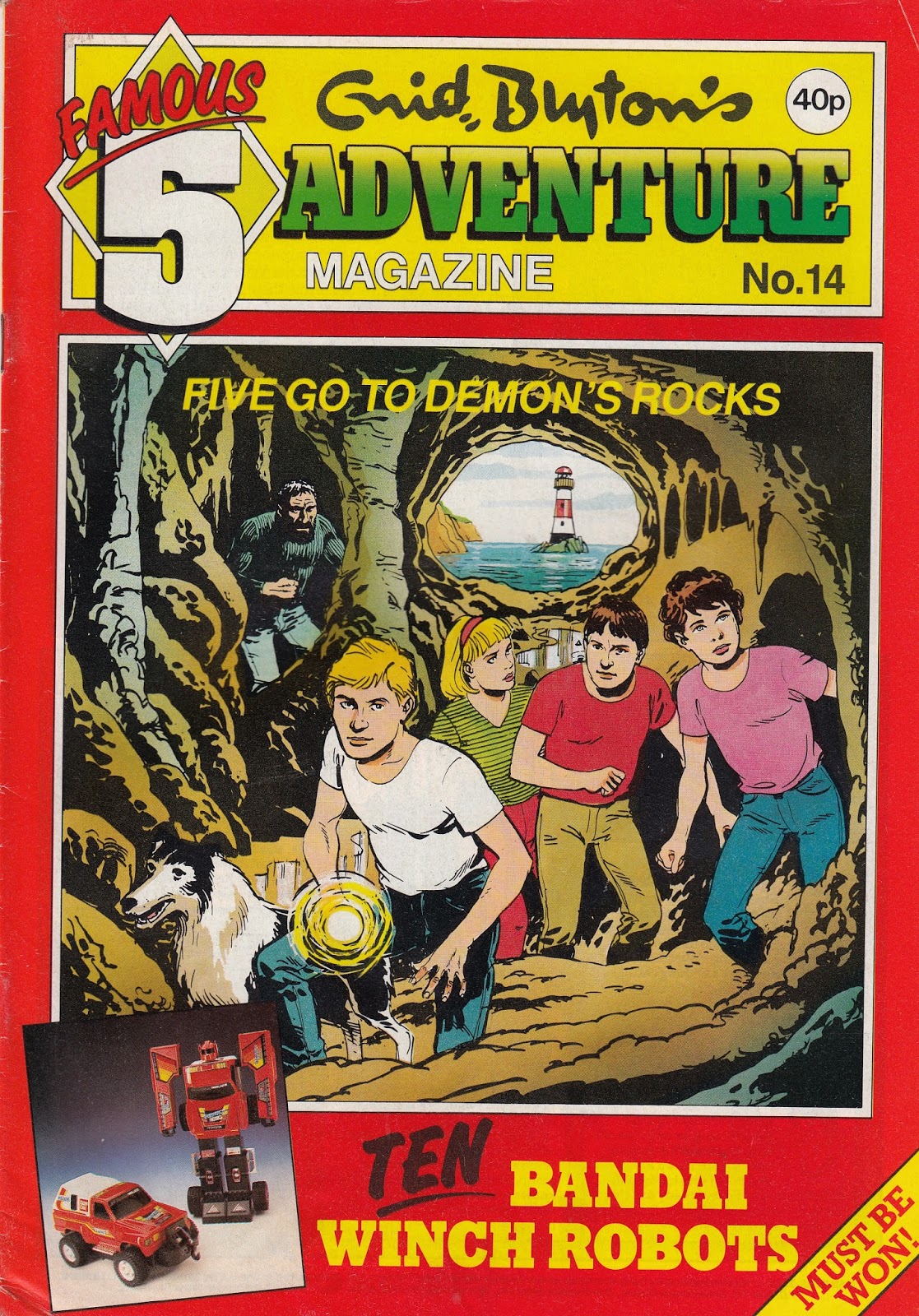 Boys Adventure Comics: Enid Blyton's adventure magazine cover gallery (4)