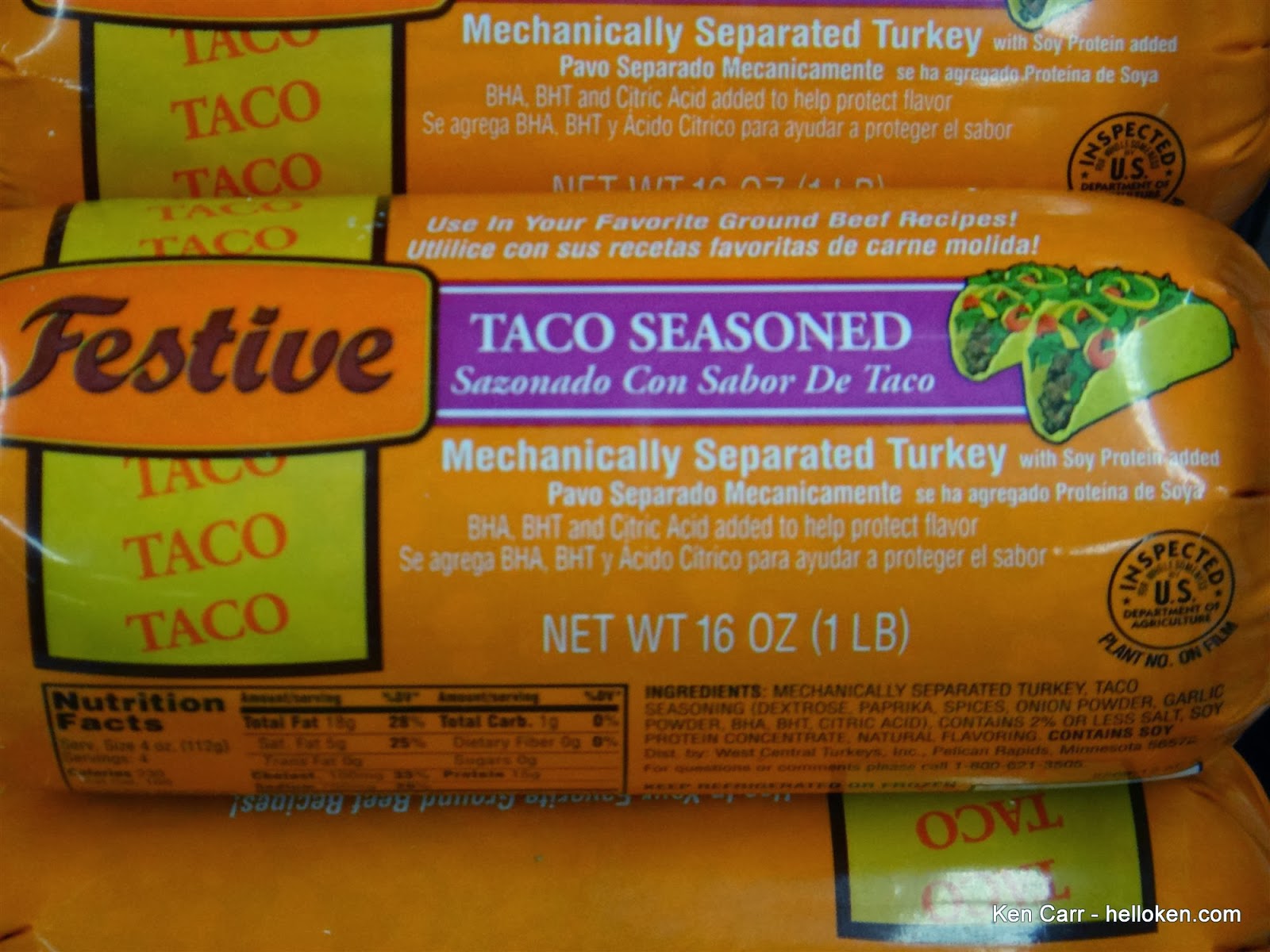 HelloKen.com: The first time I saw mechanically separated turkey