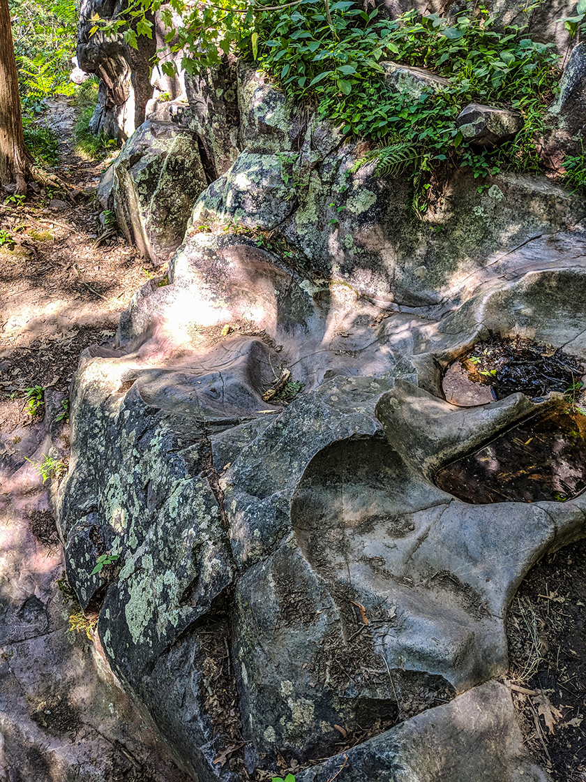 Potholes Trail at Devil's Lake State Park