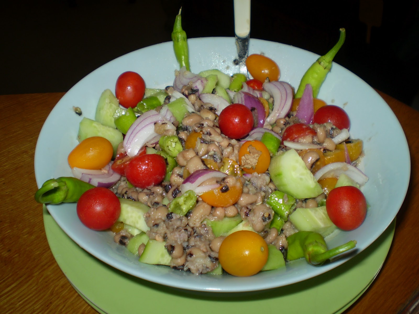 ΕΙΚΟΝΕΣ ΚΑΙ ΓΕΥΣΕΙΣ - PICS AND TASTES: ΦΑΣΟΛΙΑ ΣΑΛΑΤΑ - BEAN SALAD