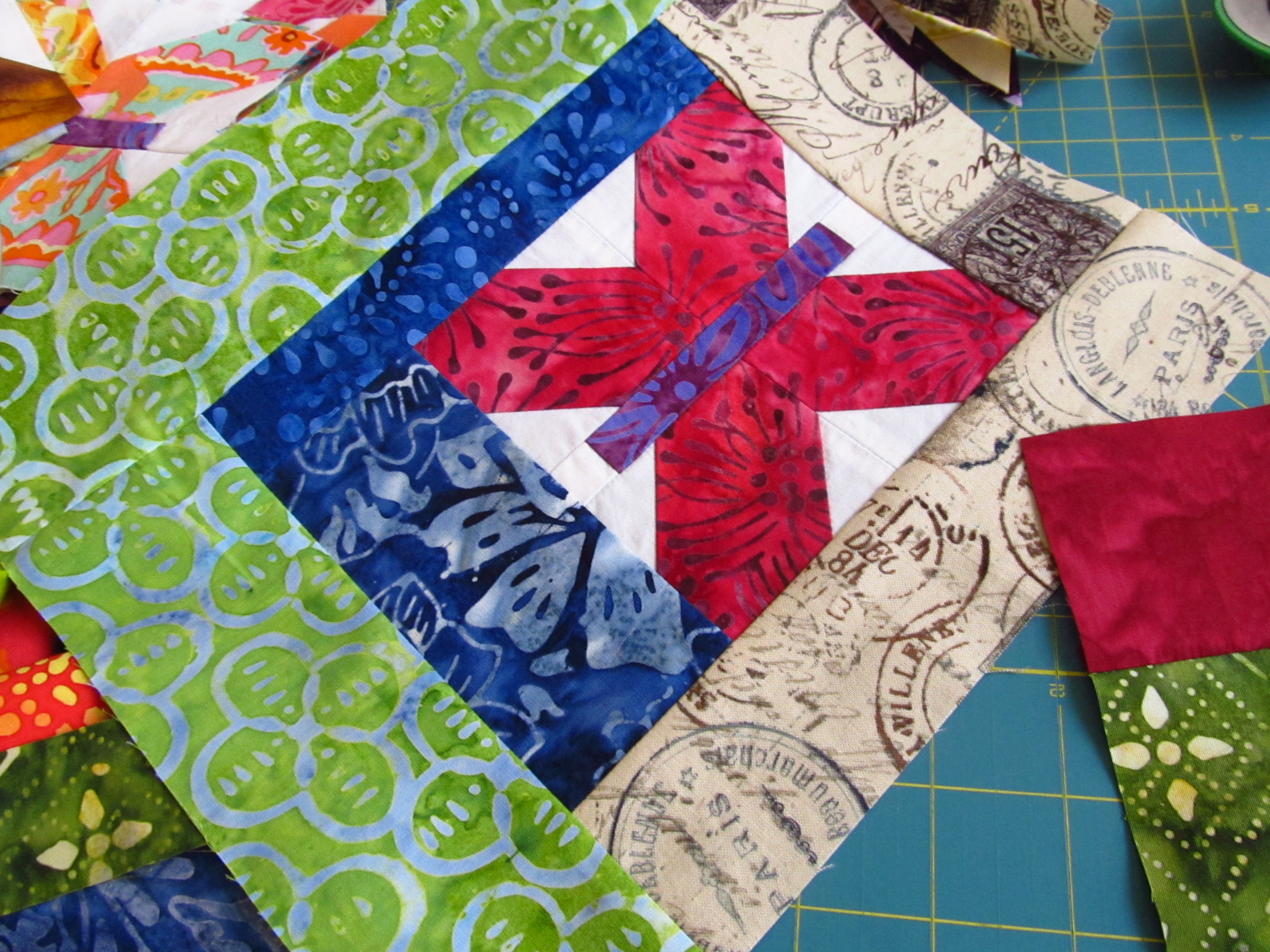 Crazy Victoriana crazy for quilts: Butterfly Log Cabin Block ...