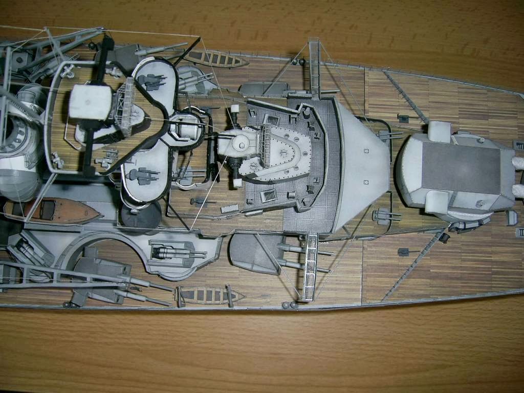 Papermodel Kapal Perang & Lain2: Papercraft Bismarck
