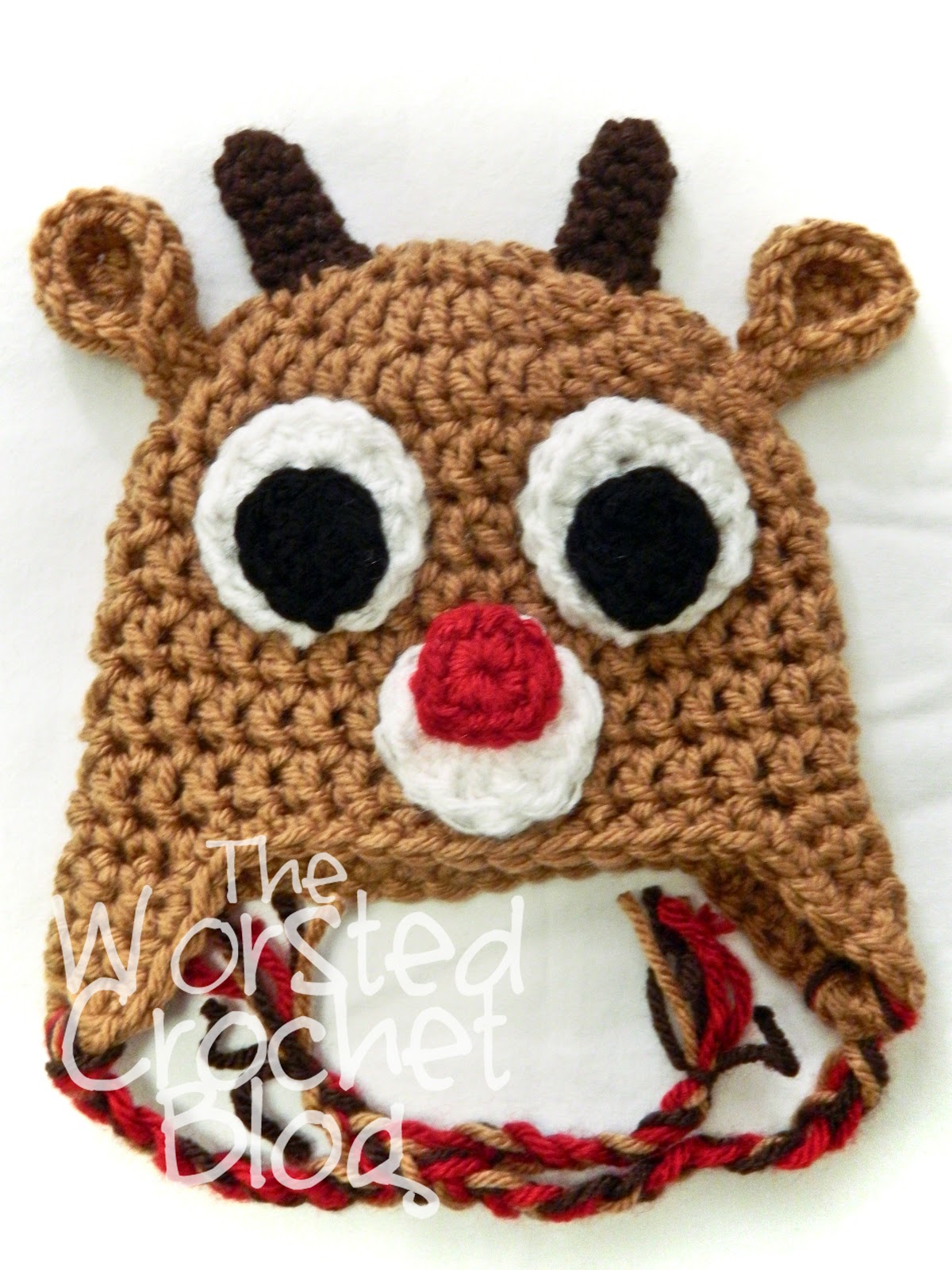 The Worsted Crochet Blog: Rudolph the Red Nosed Reindeer and Clarice ...