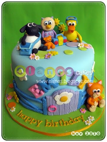 Olanos: Timmy Time Birthday Cake and Cookies for Emily