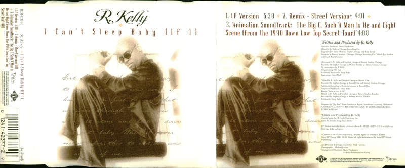 Promo Import Retail Cd Singles And Albums R Kelly I Cant Sleep
