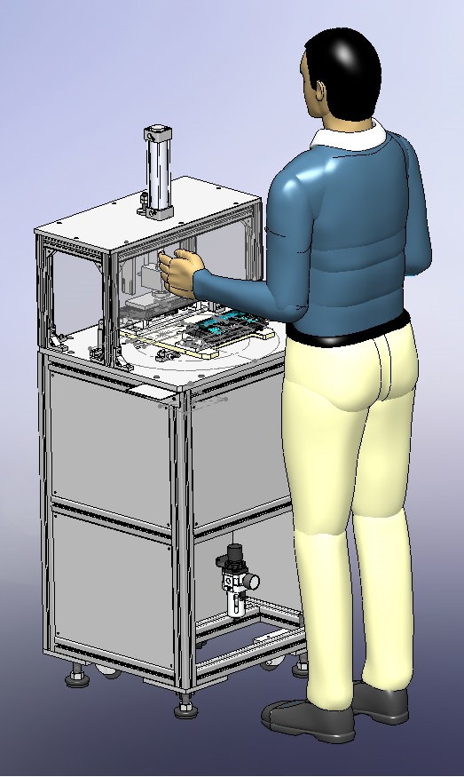 Pneumatic Press Machine || Download free 3D cad models #100138