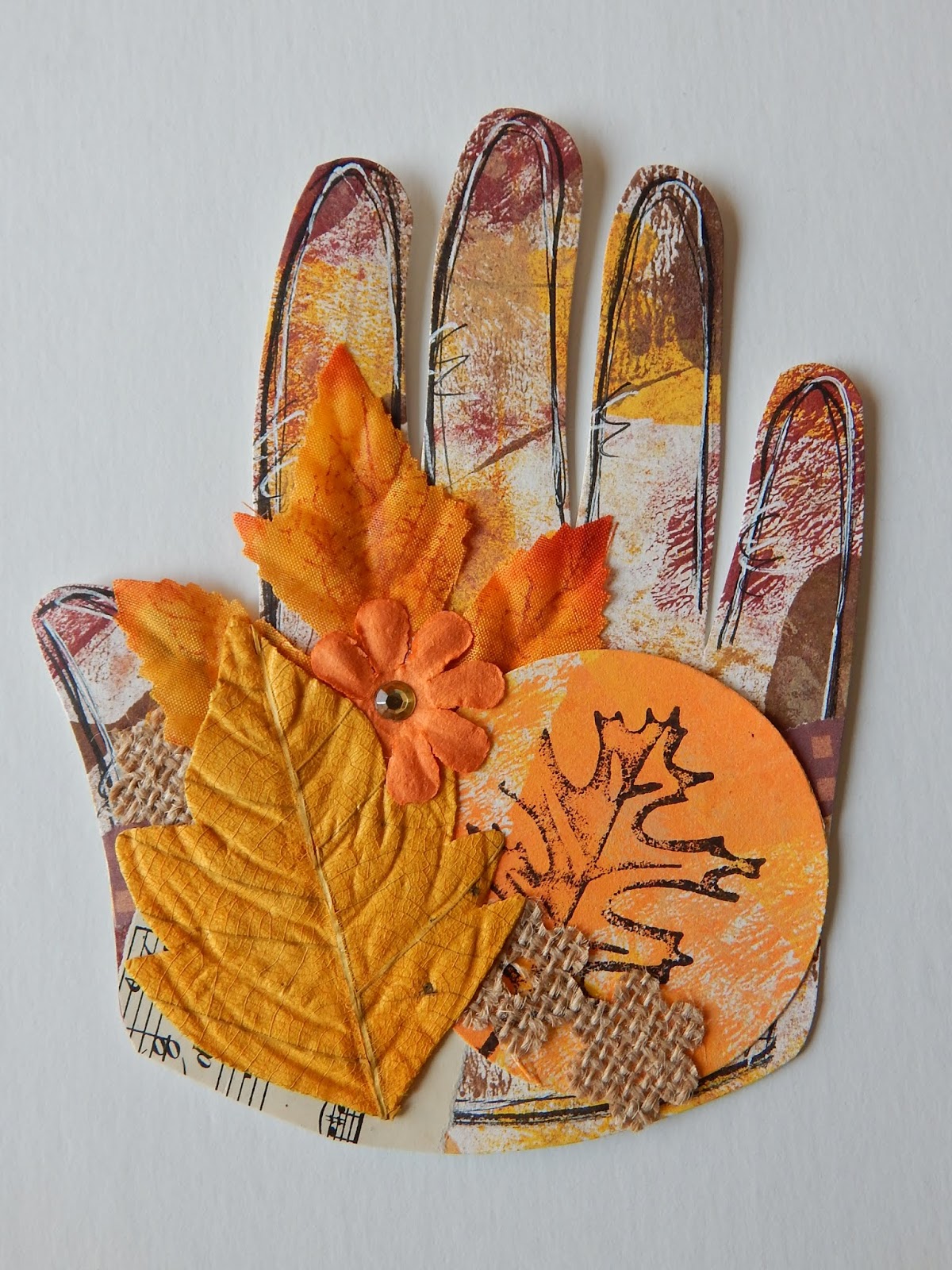 Chrispy's Creations: ATC Hands swap via Mark Montano