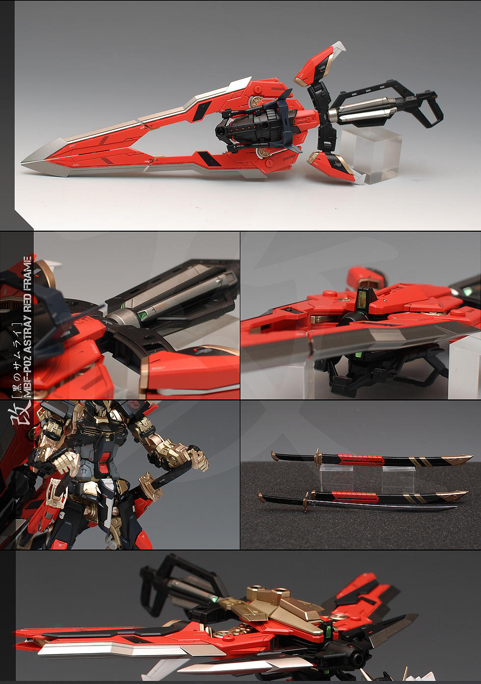 Custom Build: MG 1/100 Gundam Astray Red Frame Kai "Ver. Grework Ghost"