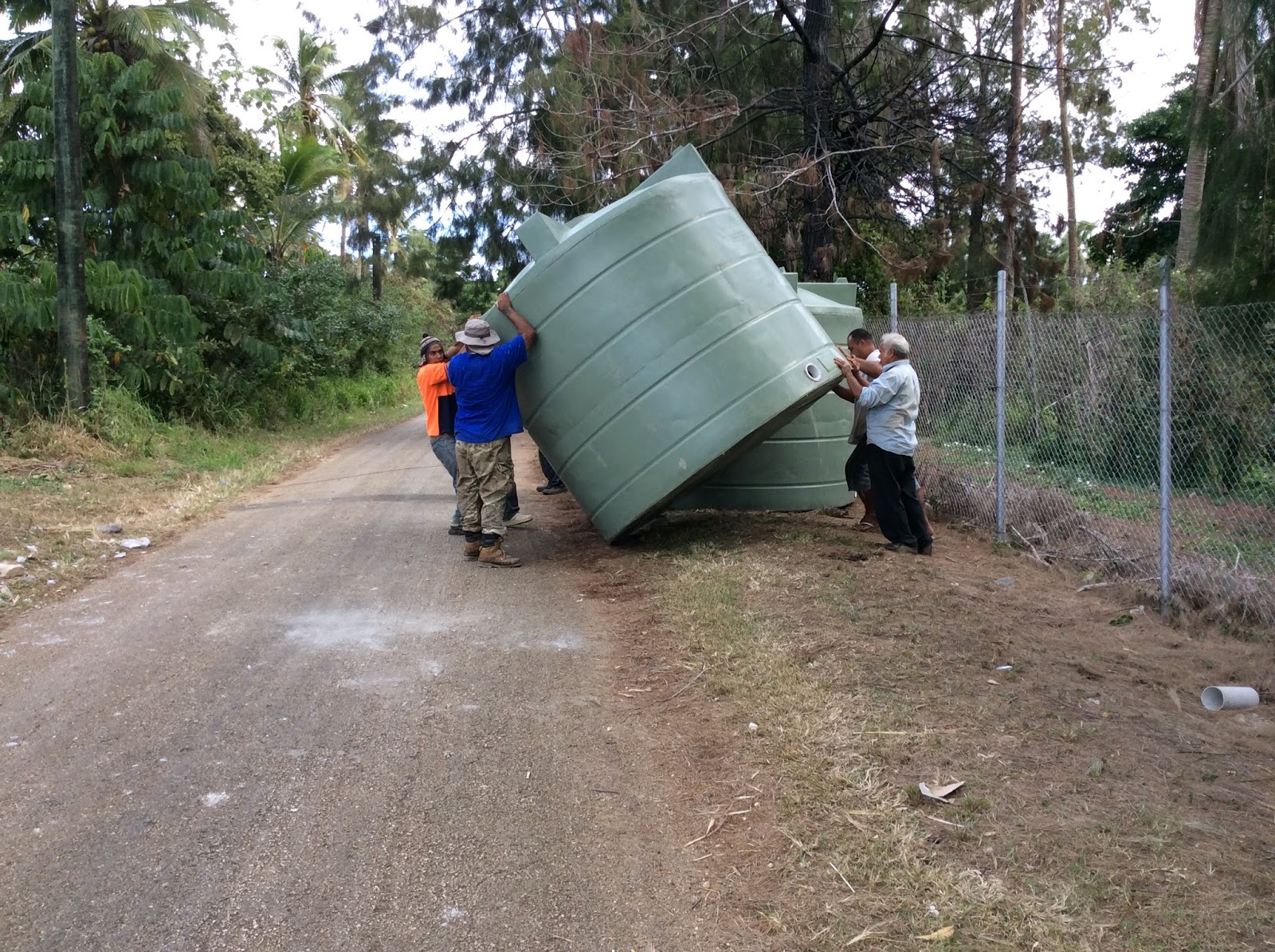 Murdocks In Tonga: Ha'ateiho Water Tank Project