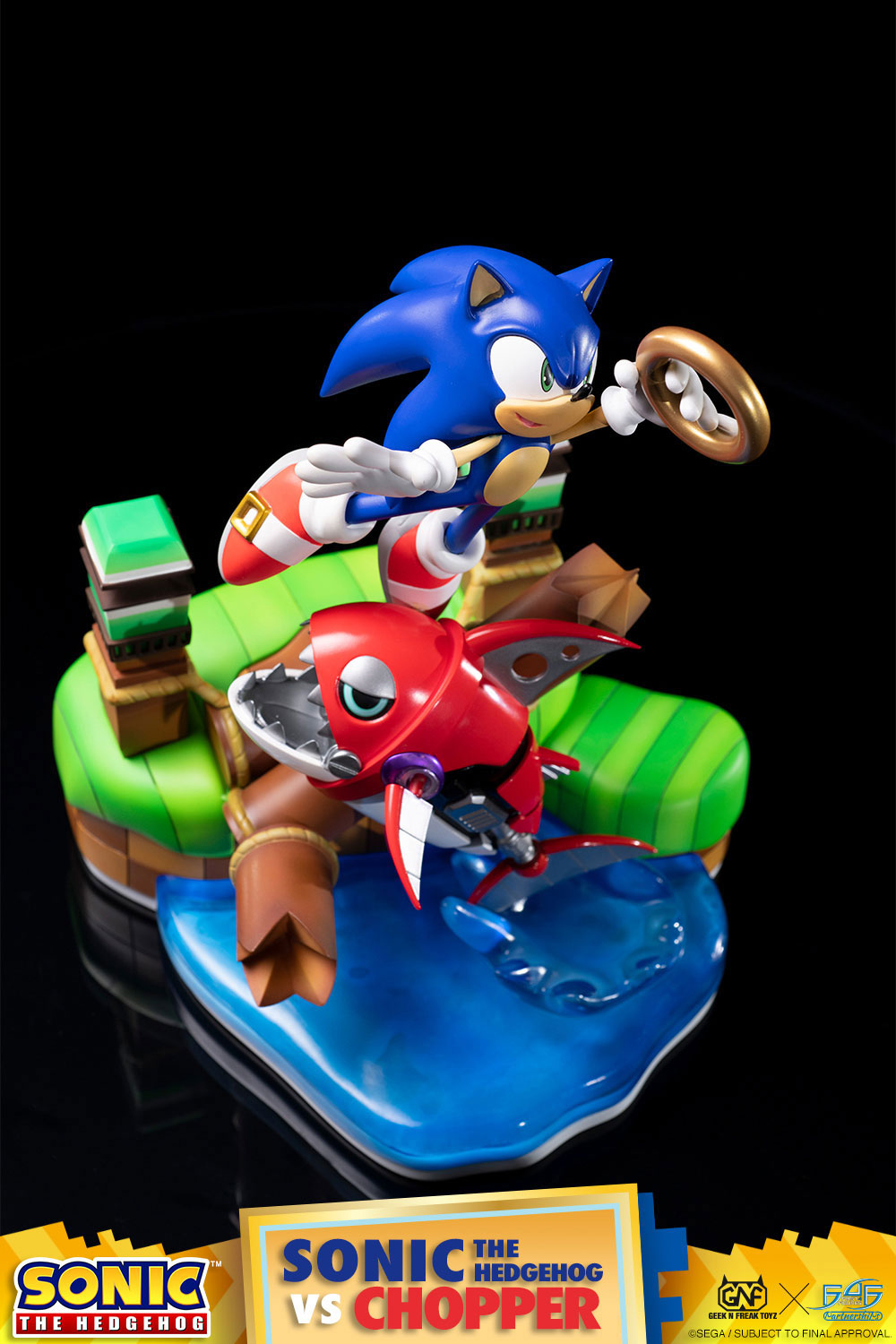 Sonic vs Chopper Diorama (First 4 Figures)