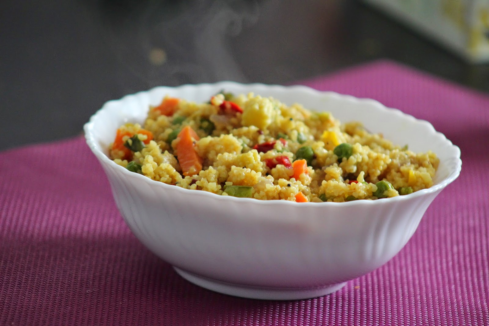 My Kitchen's Aroma: Broken Wheat (Dalia) Upma