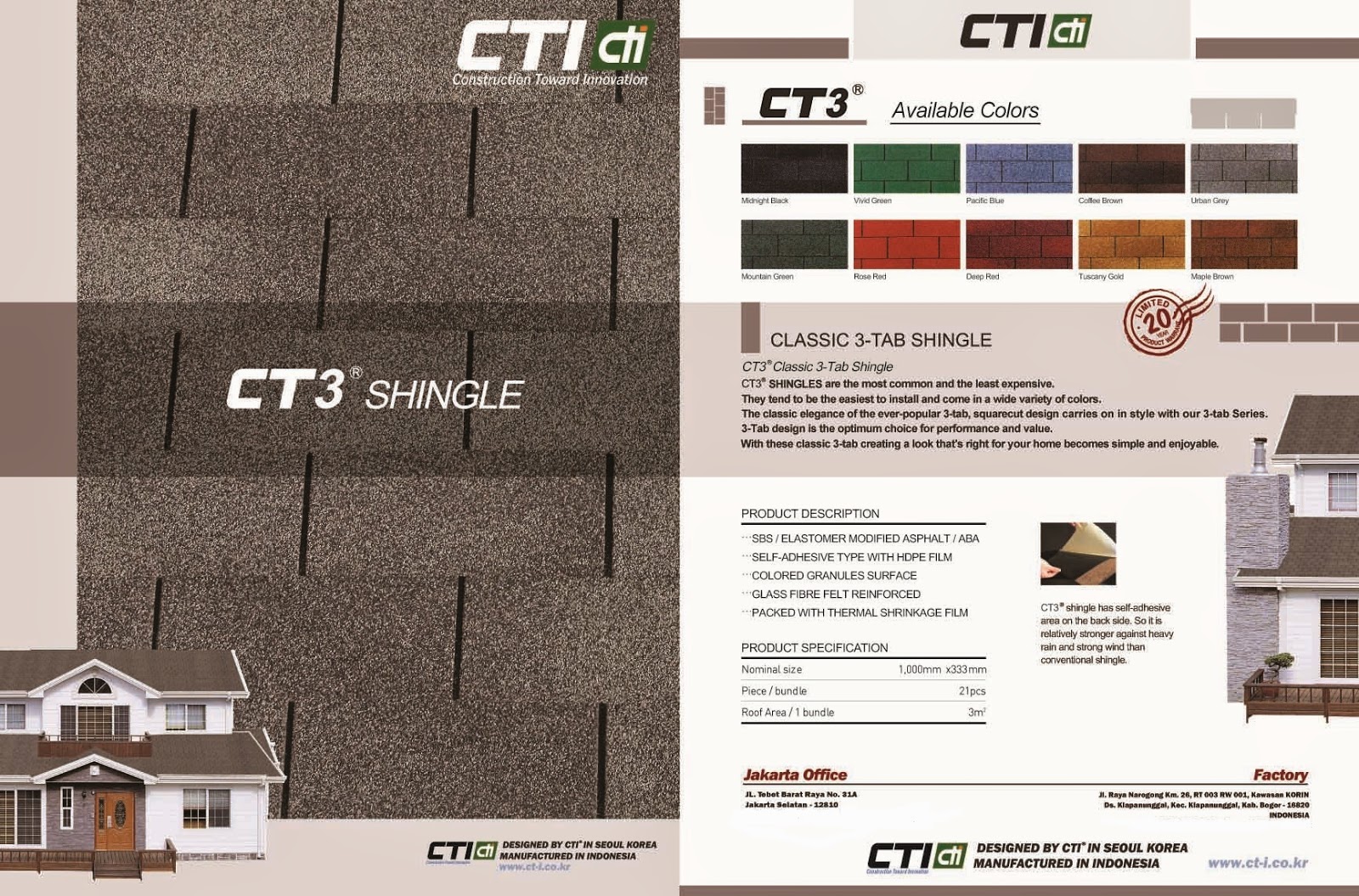 Atap Bitumen CTI3 | CV Sekar Mandiri