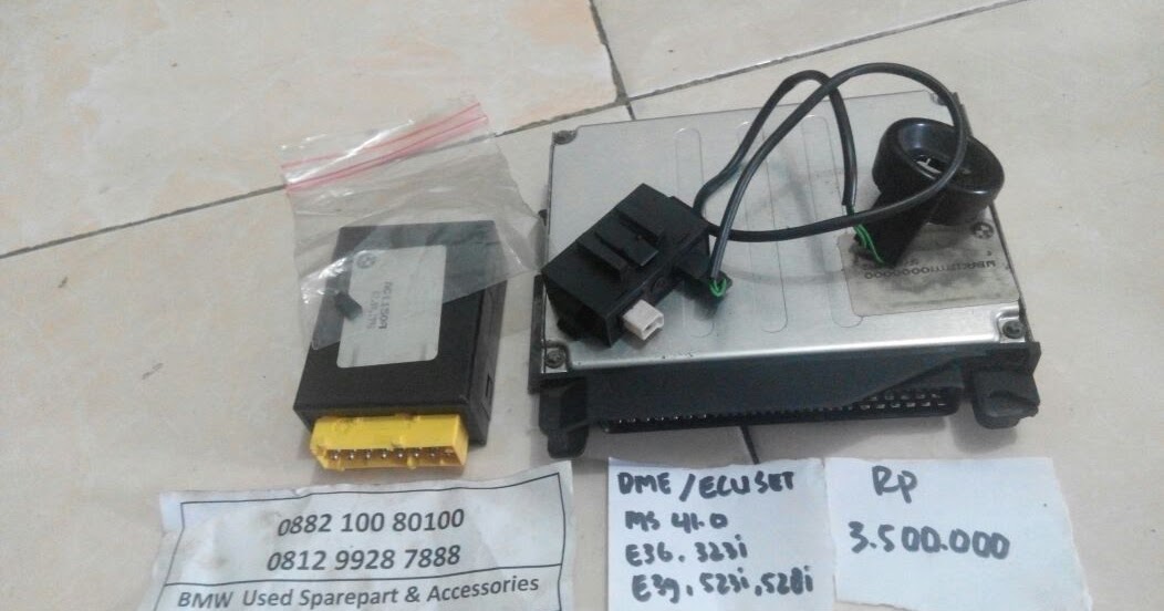 Sparepart BMW Second: DME ECU Set MS41.0 BMW E36 323i, E39 523i 528i