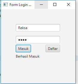 Belajar JavaFX : Tutorial Form Login JavaFX memakai Database