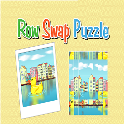 Row Swap Puzzle (Logical Thinking Picture Puzzle Game)