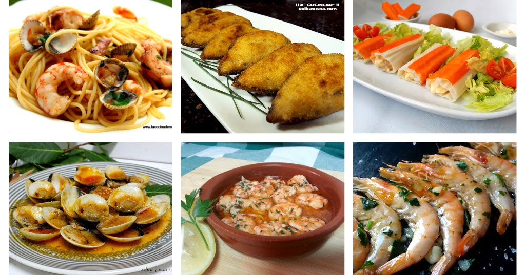 6 RECETAS CON MARISCO FÁCILES | ¡¡A COCINEAR!! Recetas valkicocina.com