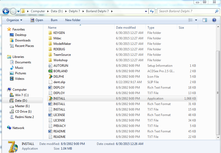 HOW TO INSTALL BORLAND DELPHI 7 - LEARN BORLAND DELPHI 7
