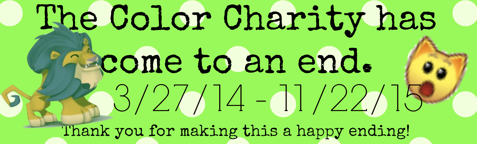 The AJ Sunshine Blog: The Color Charity