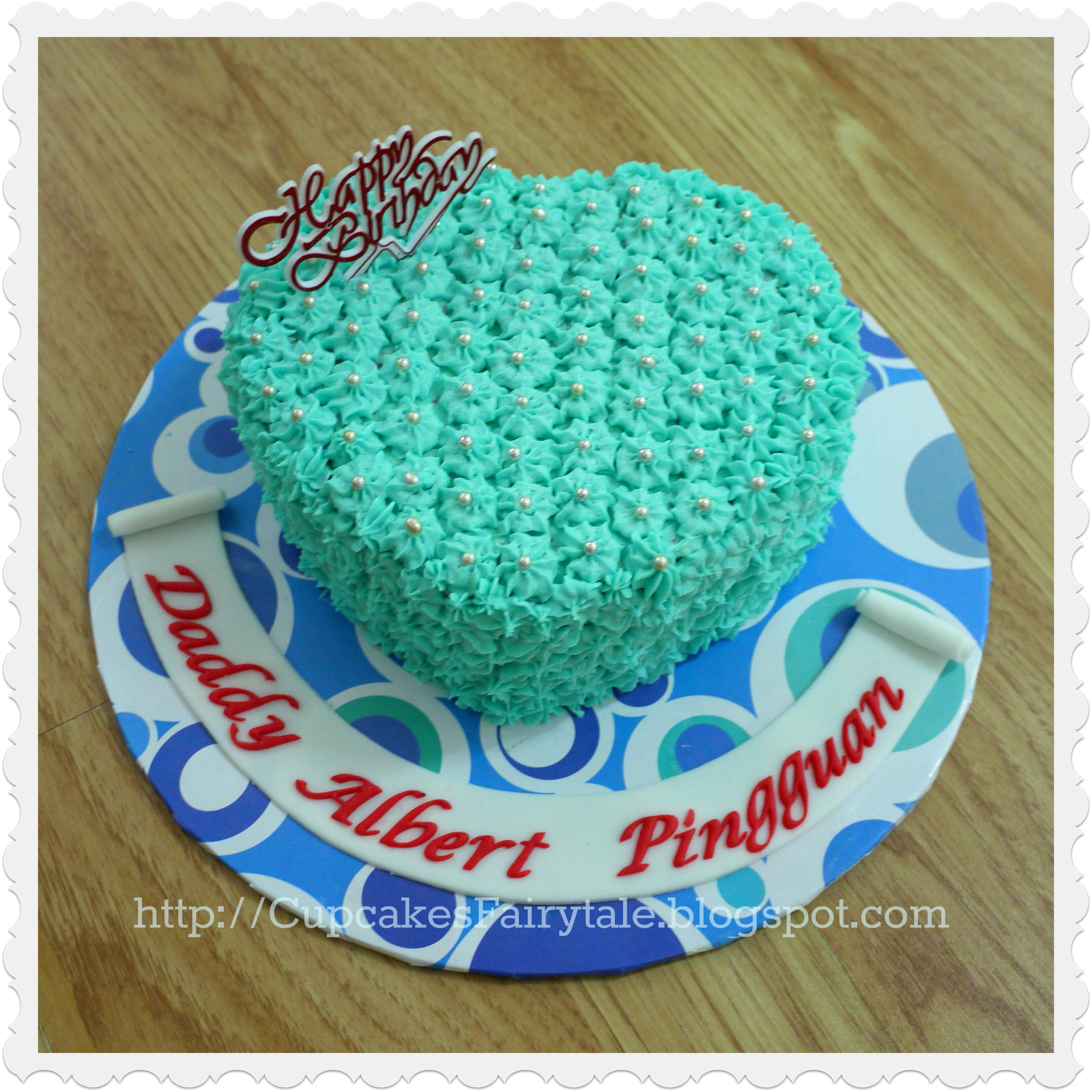 Cupcakes Fairytale: ALBERT PINGGUAN'S BIRTHDAY CAKE