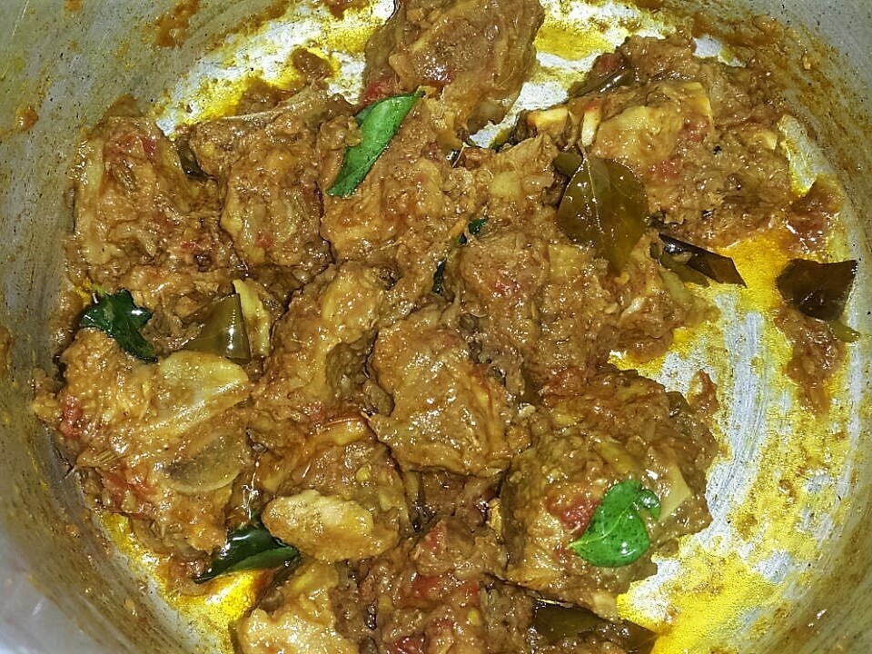 Jelsar Cuisines: Chettinad Mutton Chukka / Uppu Kari