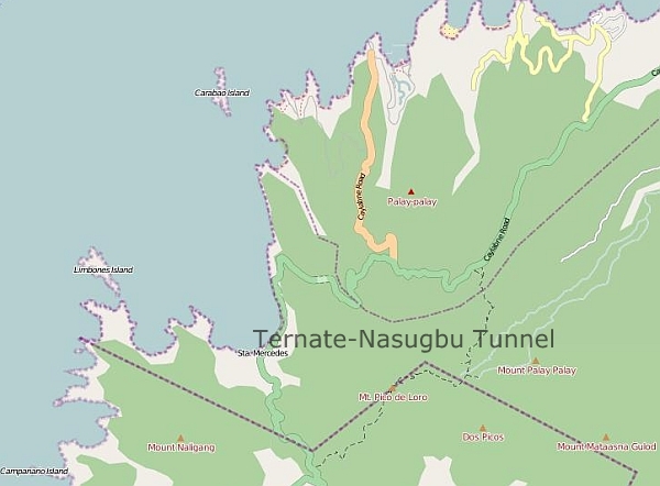 Backpacking Philippines: Ternate - Nasugbu Tunnel: Map and Opening Date ...