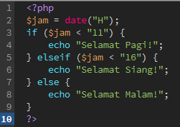 IF else (kondisi pernyataan bersyarat) pada PHP - Berbagi Itu Menyenangkan
