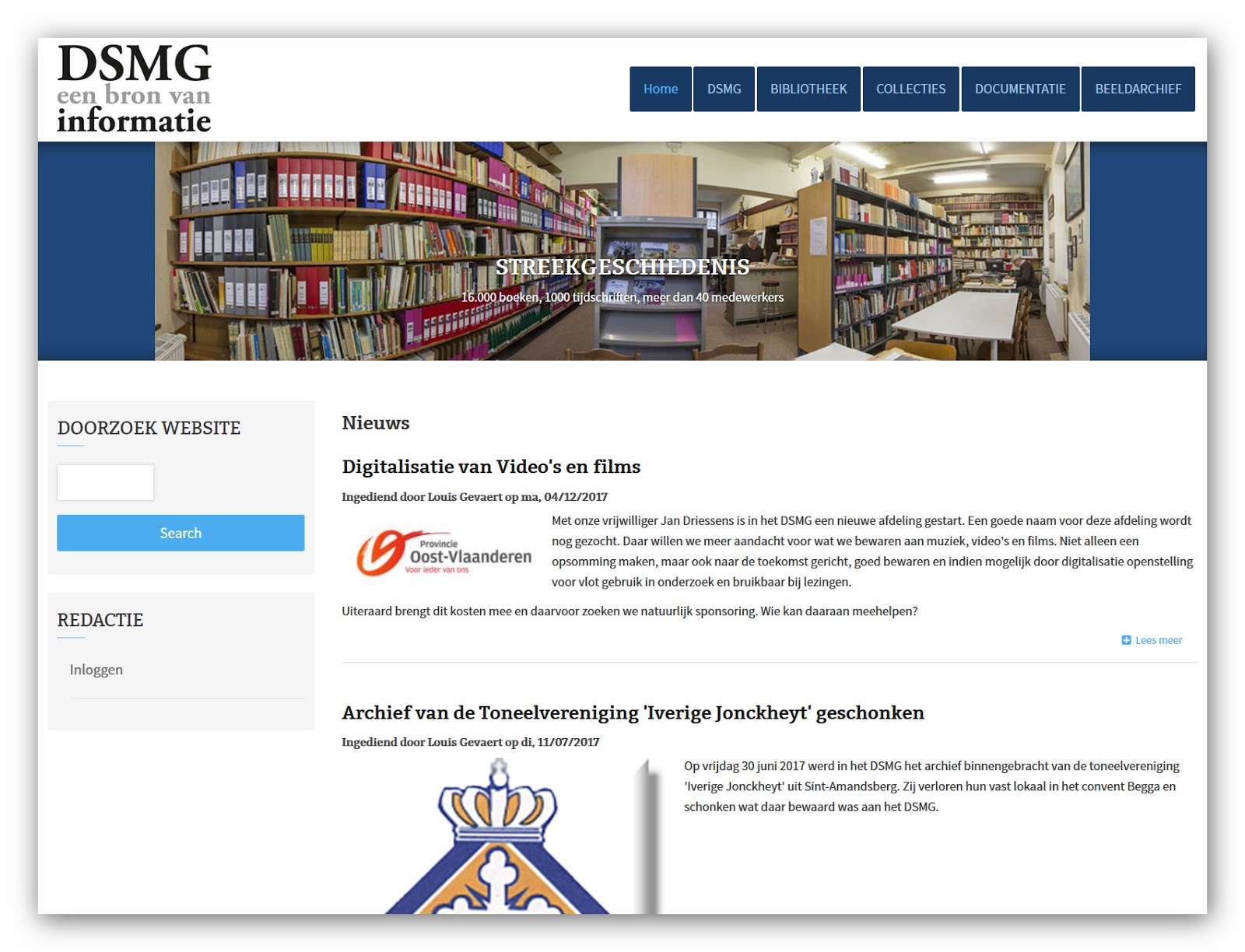 DSMG - Een bron van informatie: DSMG website