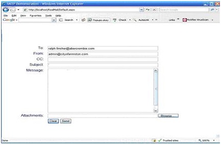 Send Email via SMTP (ASP.NET PROGRAM) ~ ENGINEERING PROJECTS