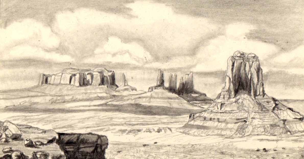 Scott's Creativity for Sanity: Monument Valley Sketch