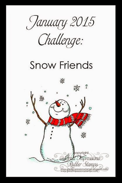 Luv 2 Scrap n' Make Cards: Snow Friends Challenge with GI