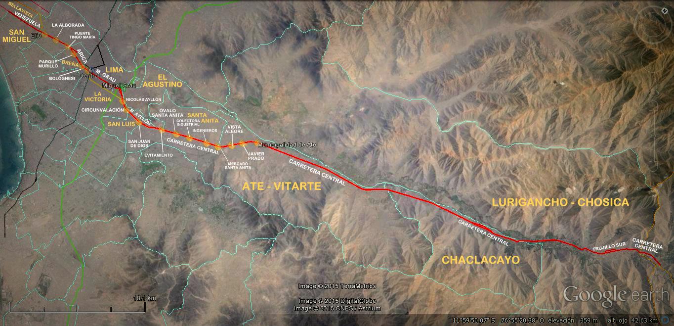 ¿Cúal es la empresa de transporte con el recorrido más largo en Lima ...