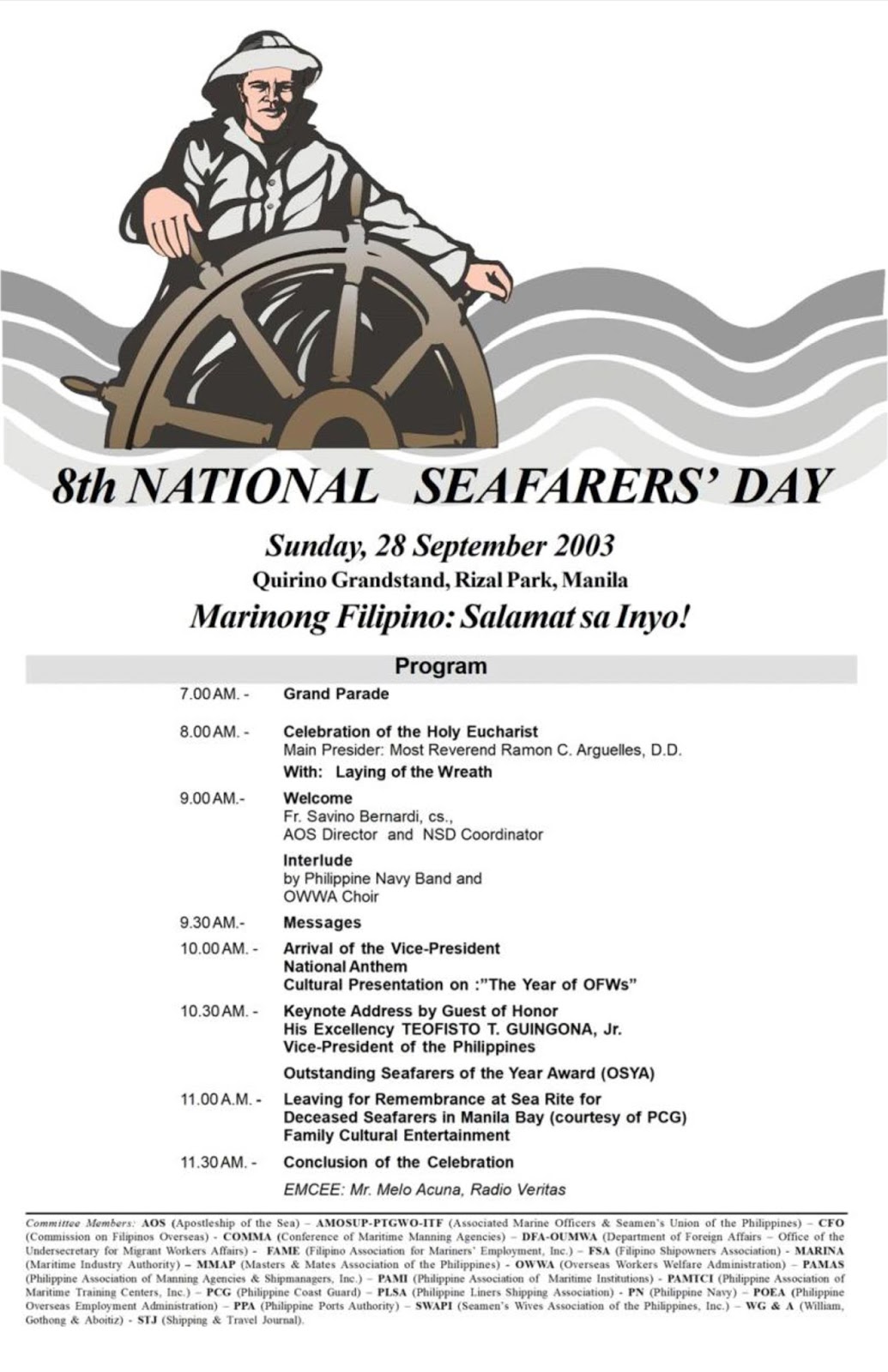 pinoy seafarers' rights: National Seafarers' Day posters