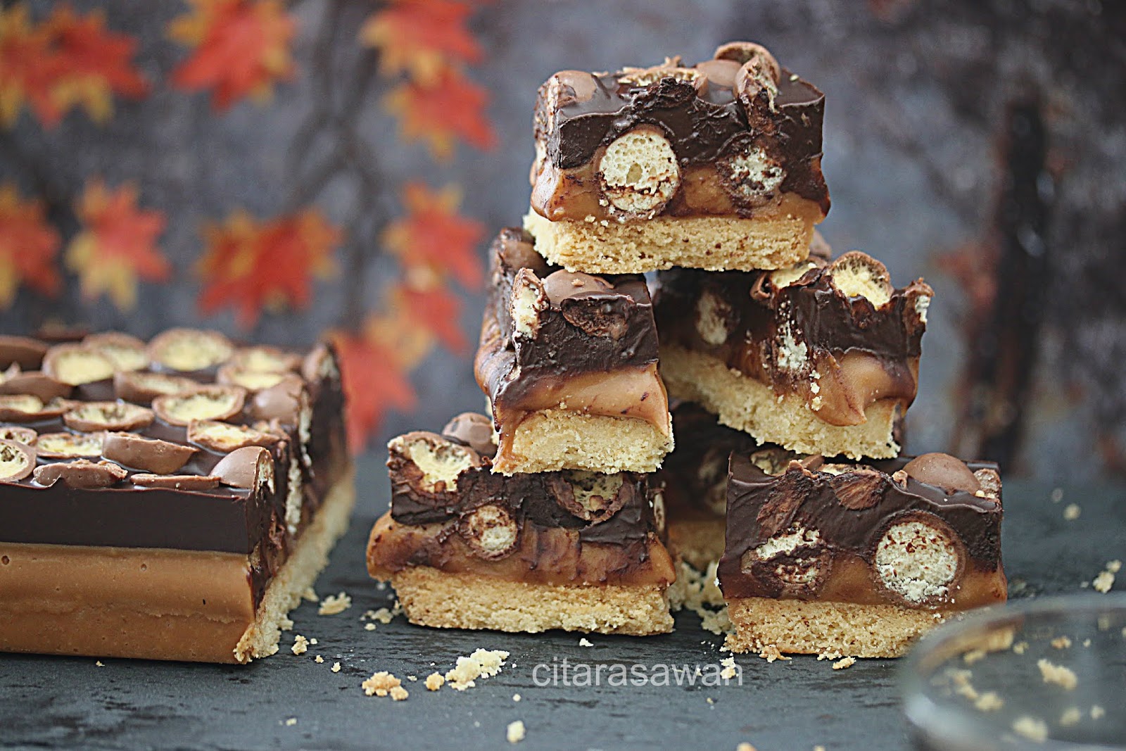 Malteser Millionaire's Shortbread ~ Resepi Terbaik