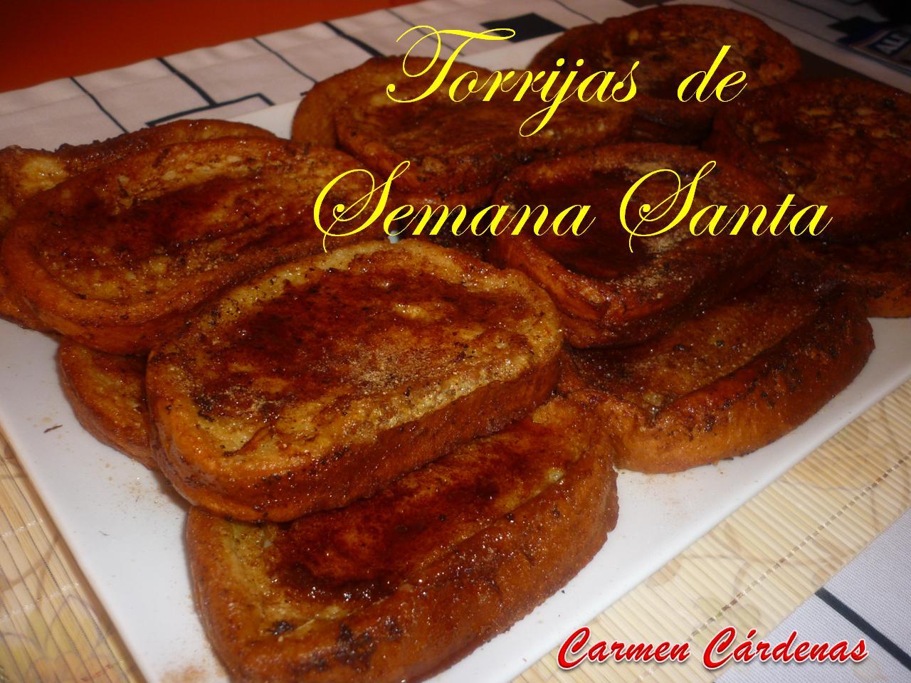 Las Recetas de Carmen: Torrijas de Semana Santa