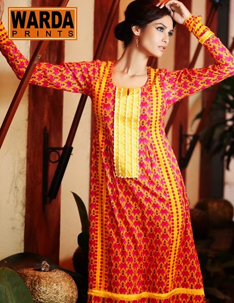 Warda Khaddar prints fall/winter designer collection 2013 ...