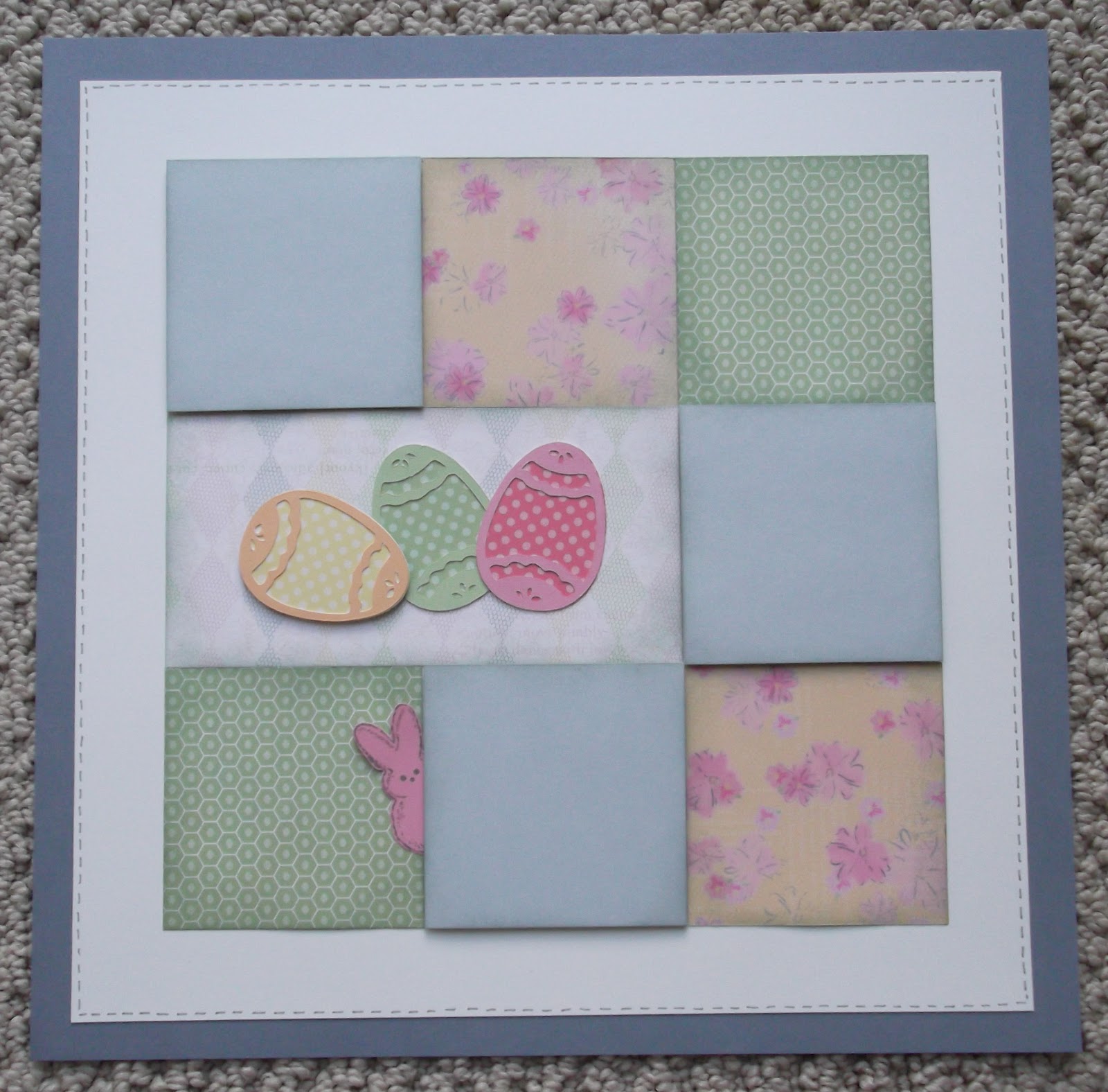 Stamp Scrap Fever!: Easter Layout using Lucy