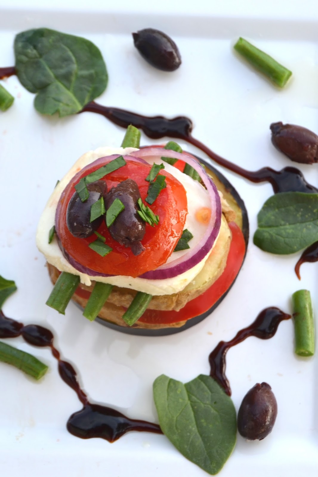 Roasted Vegetable Napoleon | The Nutritionist Reviews