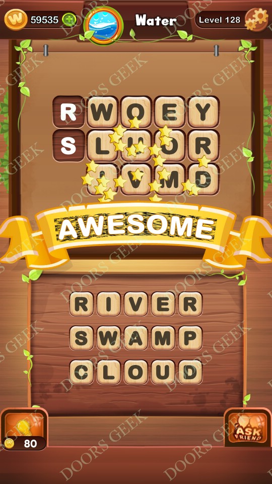 Word Bright Level 128 Answers ~ Doors Geek