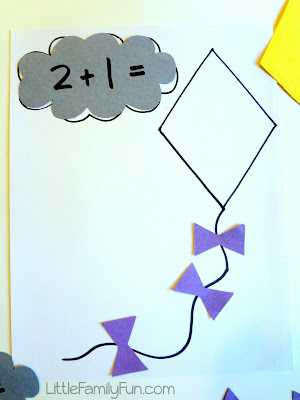 Little Family Fun: Kite Math - Activity for Kids