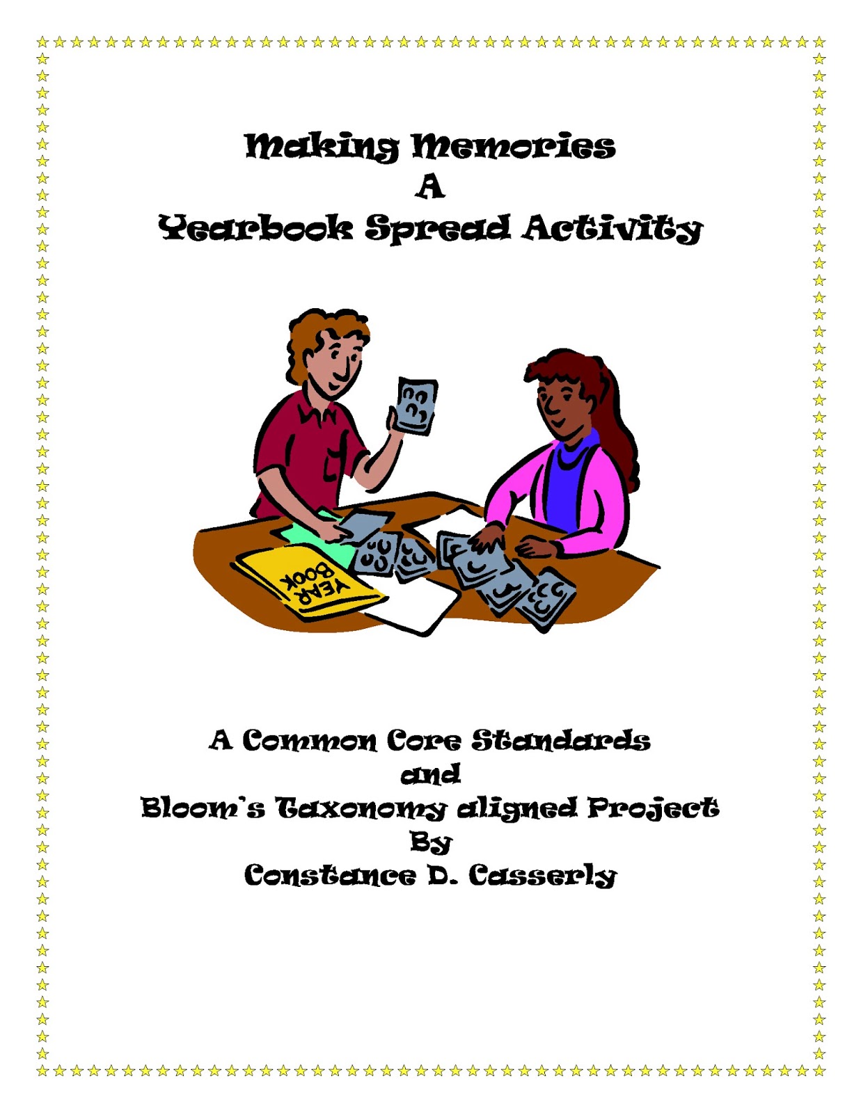 Yearbook Lesson Plans Worksheets