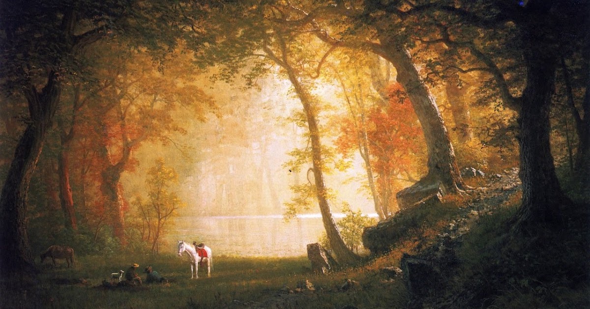 fall/autumn paintings from the 1800s | FALL PAINTINGS of the week