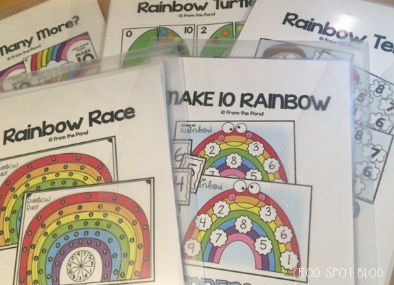 Rainbow Addition to Ten | From the Pond